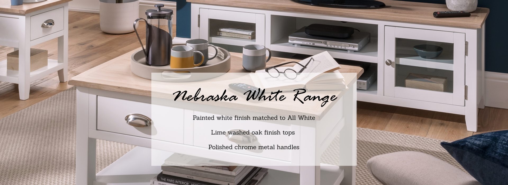 Nebraska White Painted Furniture From Oak City Furniture World