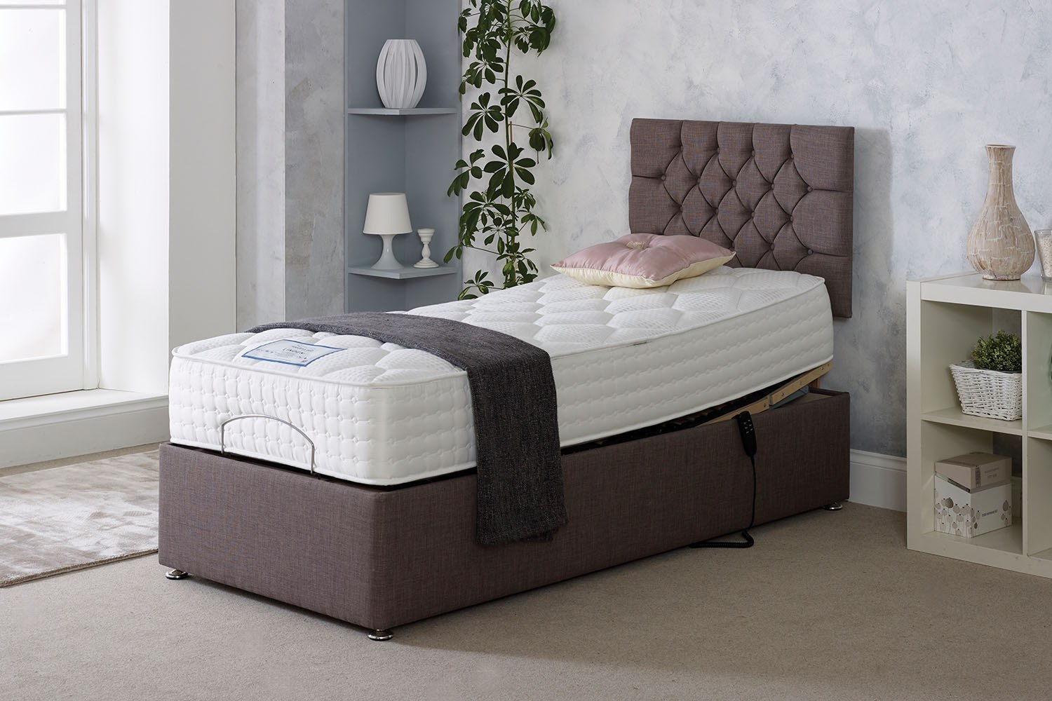 Adjust-A-Bed Linden Electric Adjustable Divan Bed | Furniture World