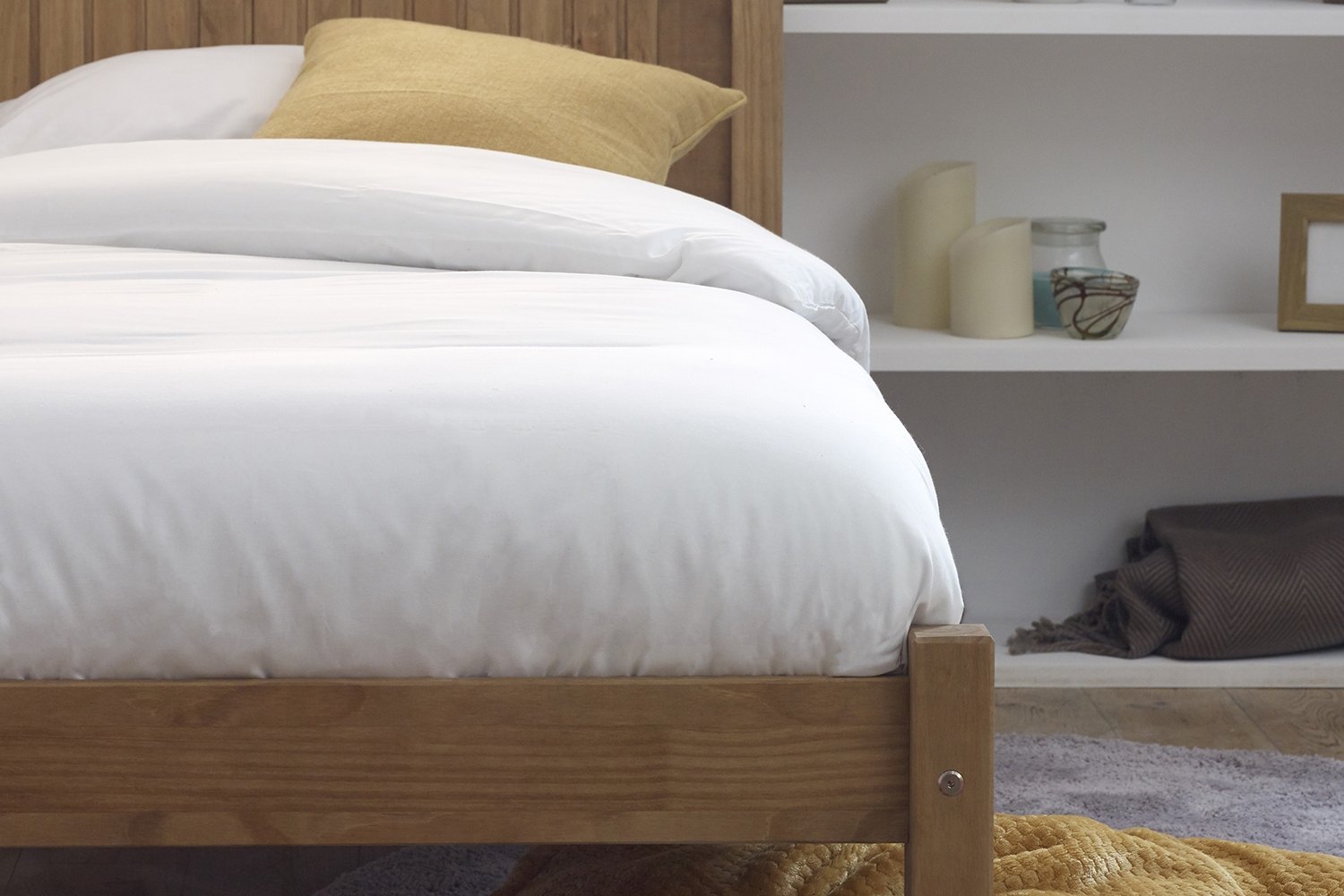 Capri Wooden Pine Slatted Bed Frame | Furniture World