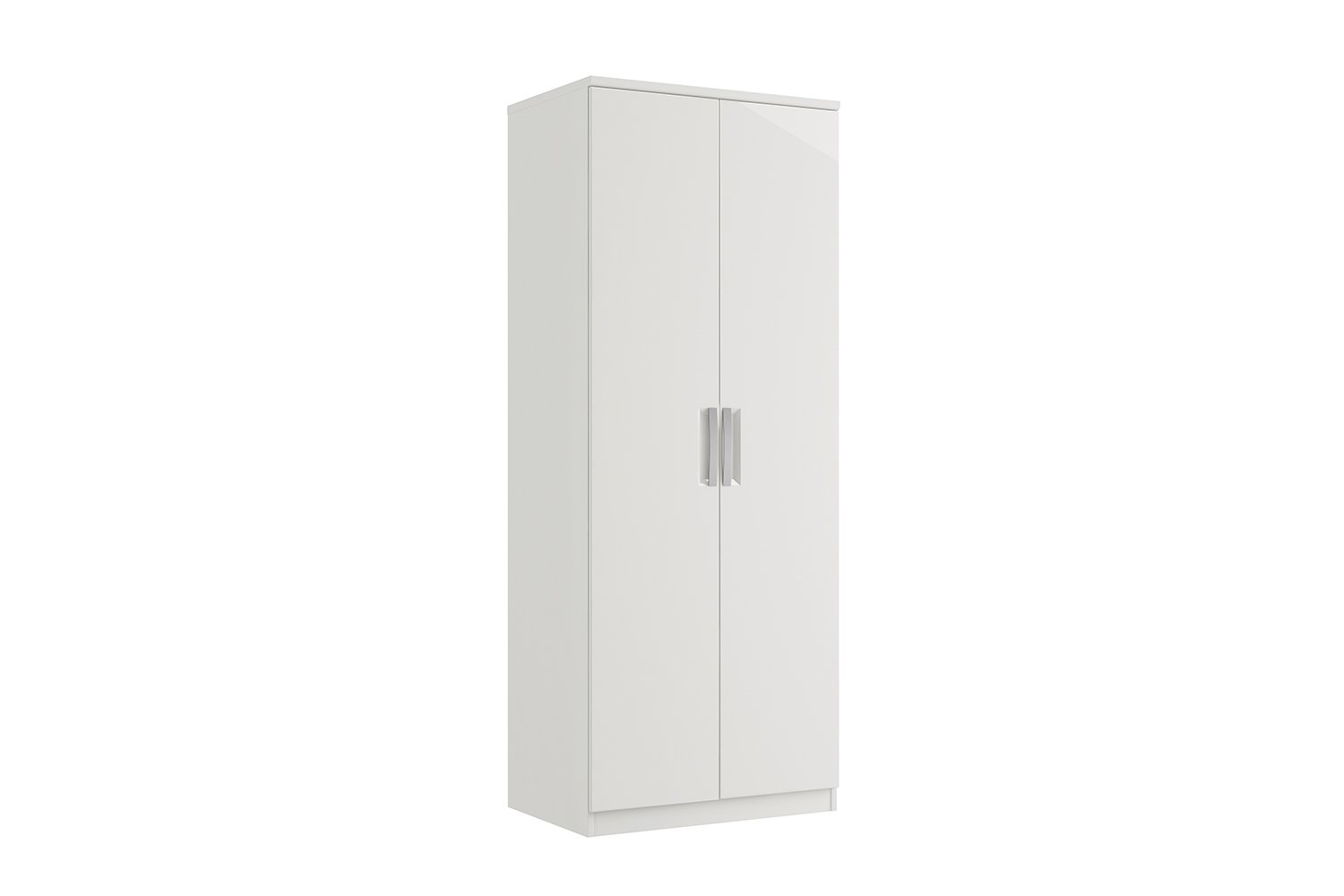 Milly High-Gloss Double Tall Wardrobe | Furniture World