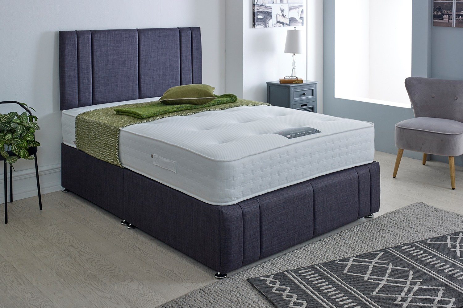 Dura Beds Richmond Divan Bed with FREE York Headboard | Furniture World