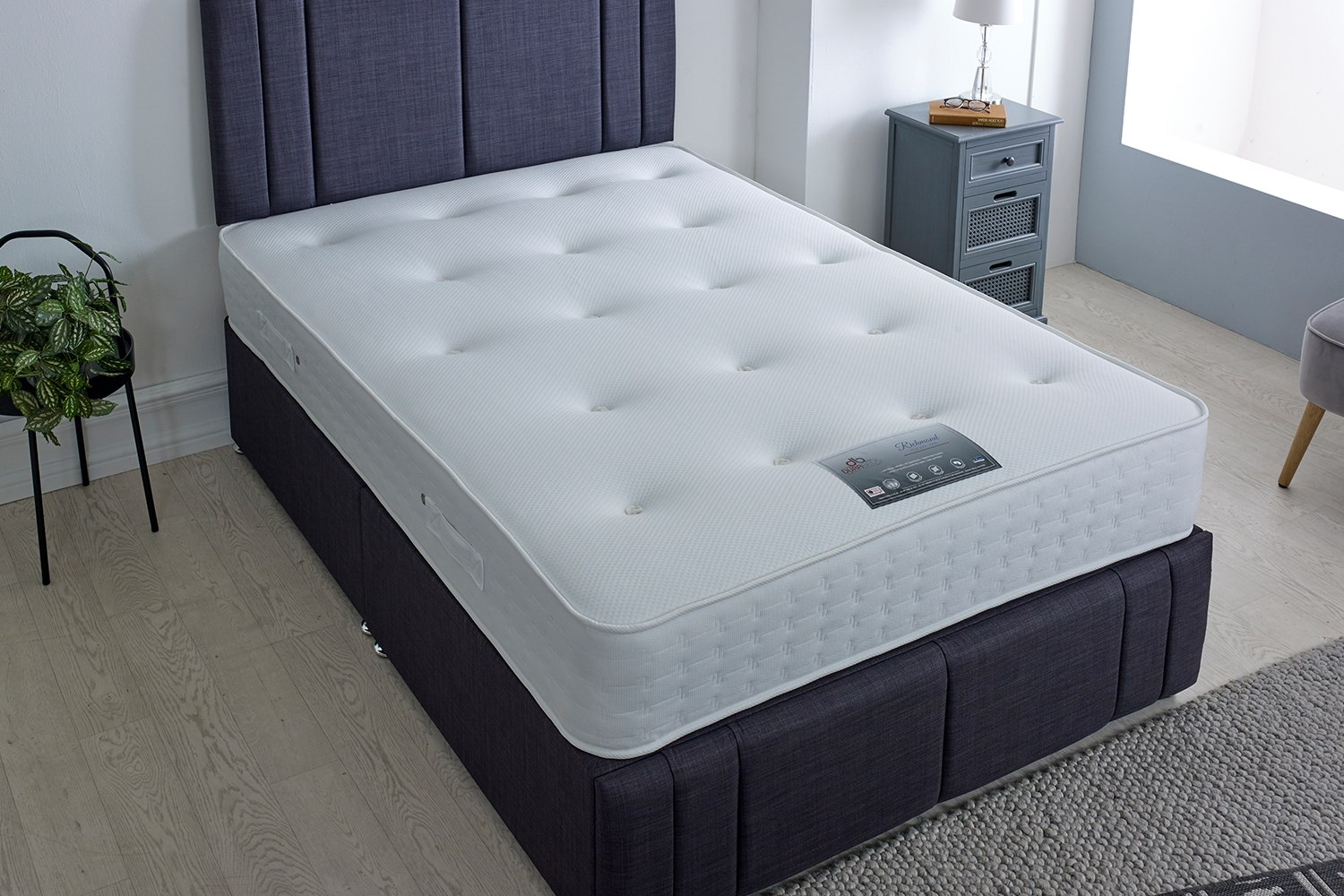 Dura Beds Richmond Divan Bed with FREE York Headboard | Furniture World