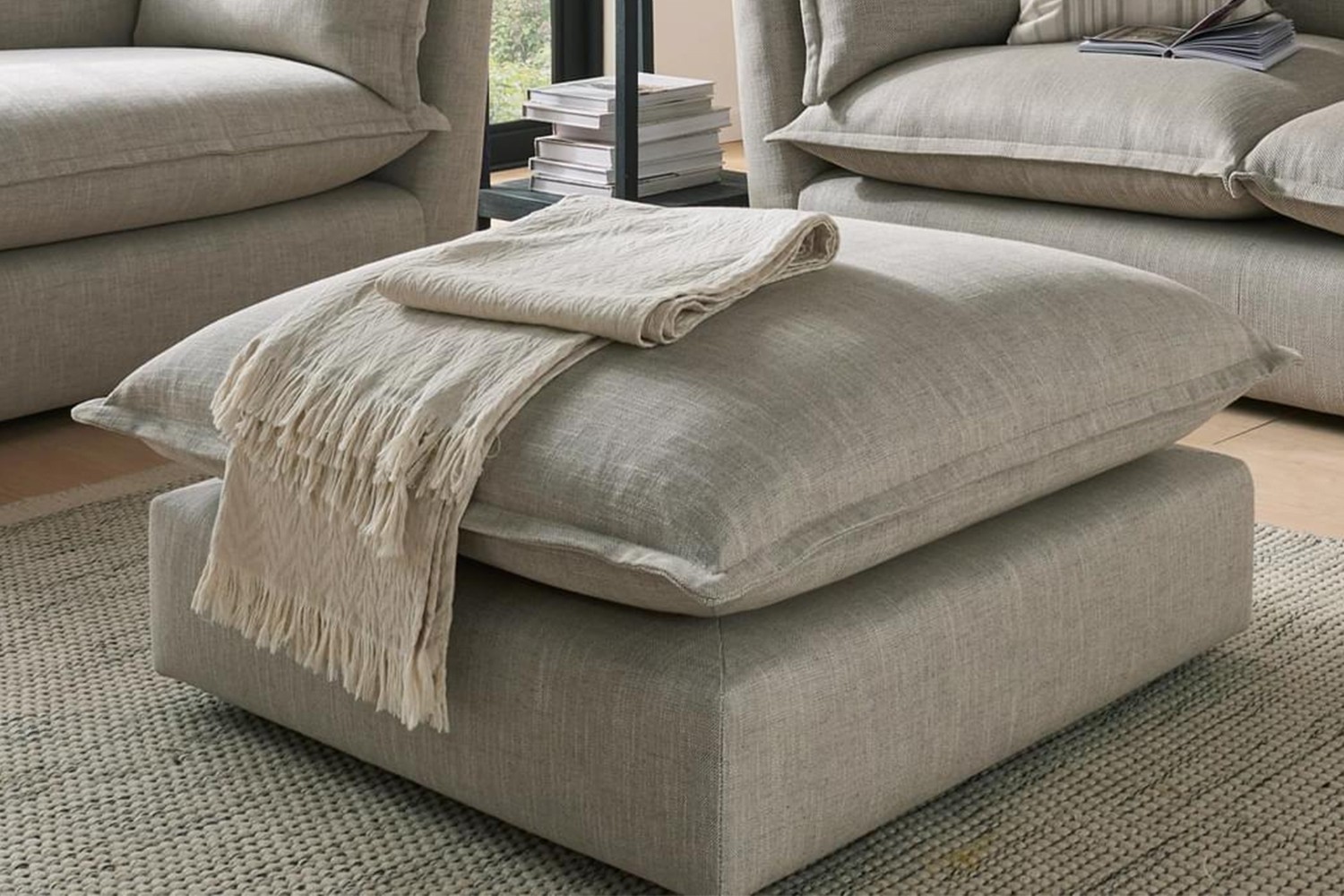 Turner | Thornham Luxury Footstool Made In Britain | Furniture World