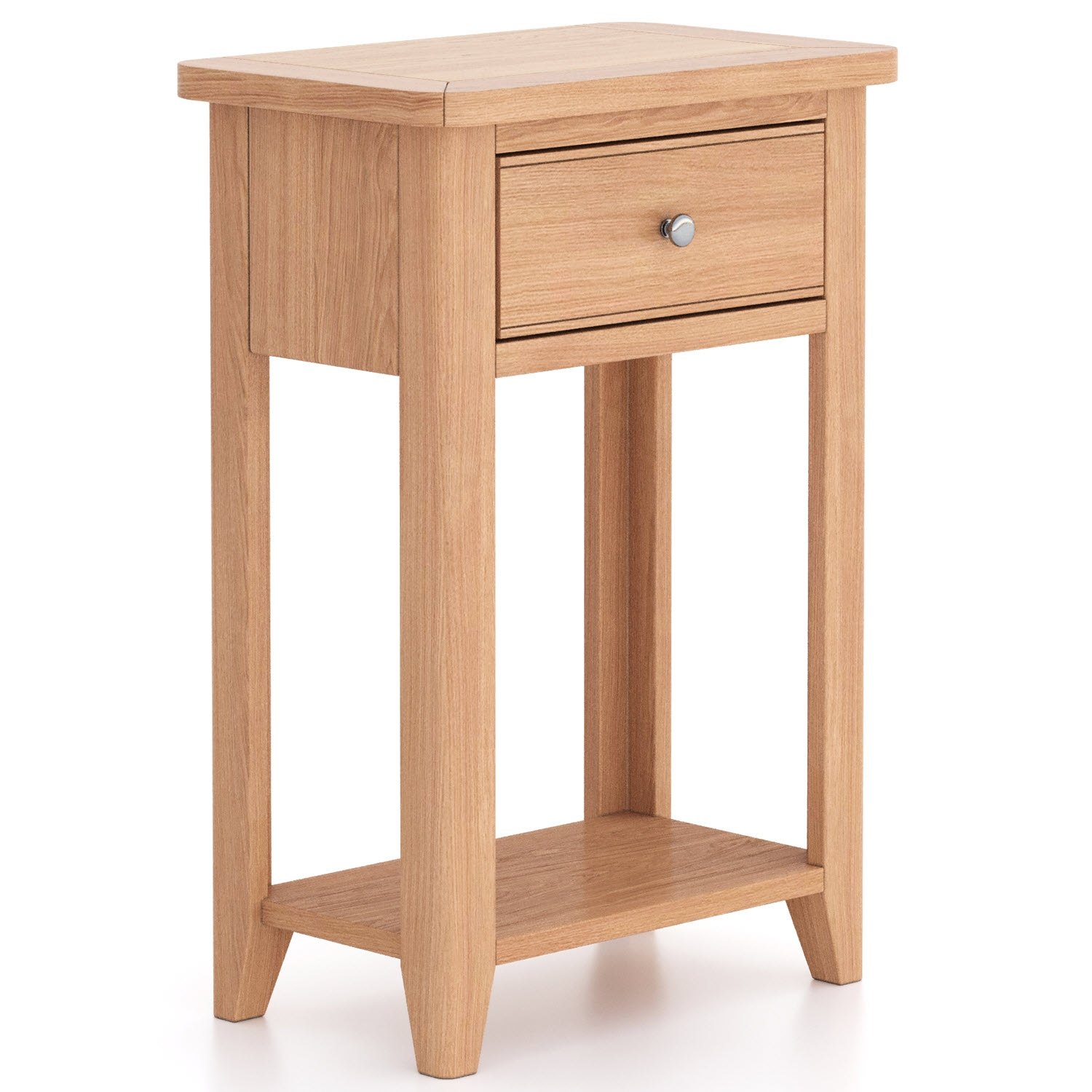 Arlo Natural Oak Telephone Table | Furniture World