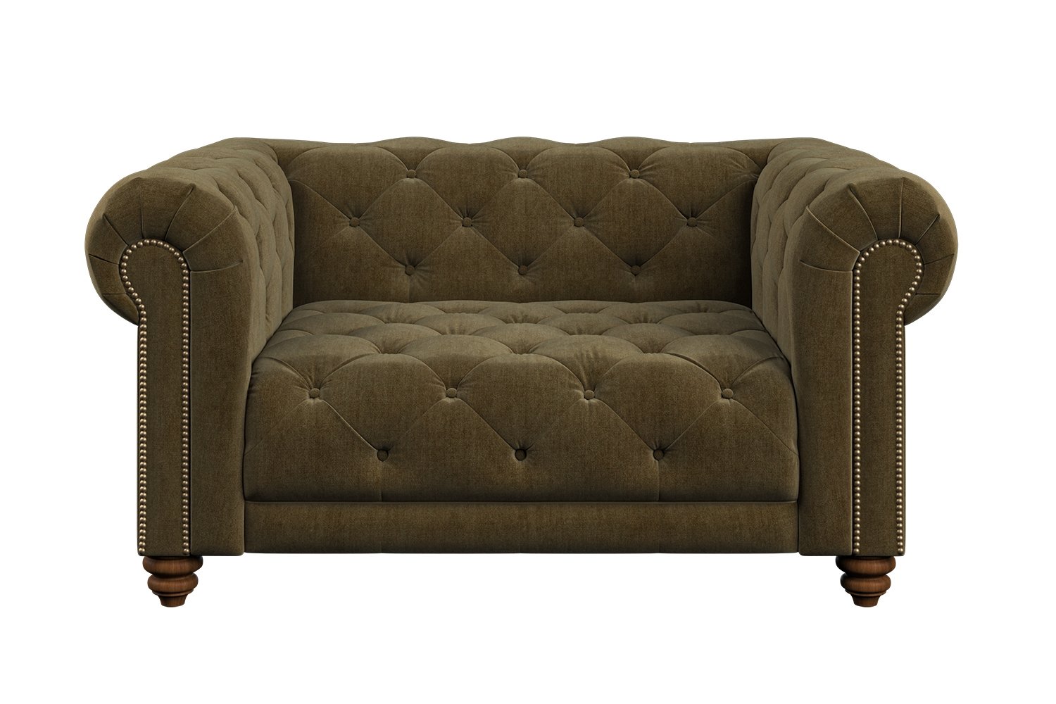 Alexander & James Stax Chesterfield Snuggler Chair | Furniture World