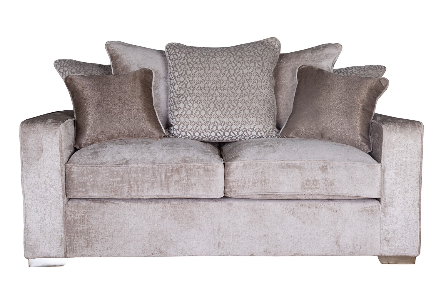 Cairo Fabric Pillow Back 3 Seater Sofa | Furniture World