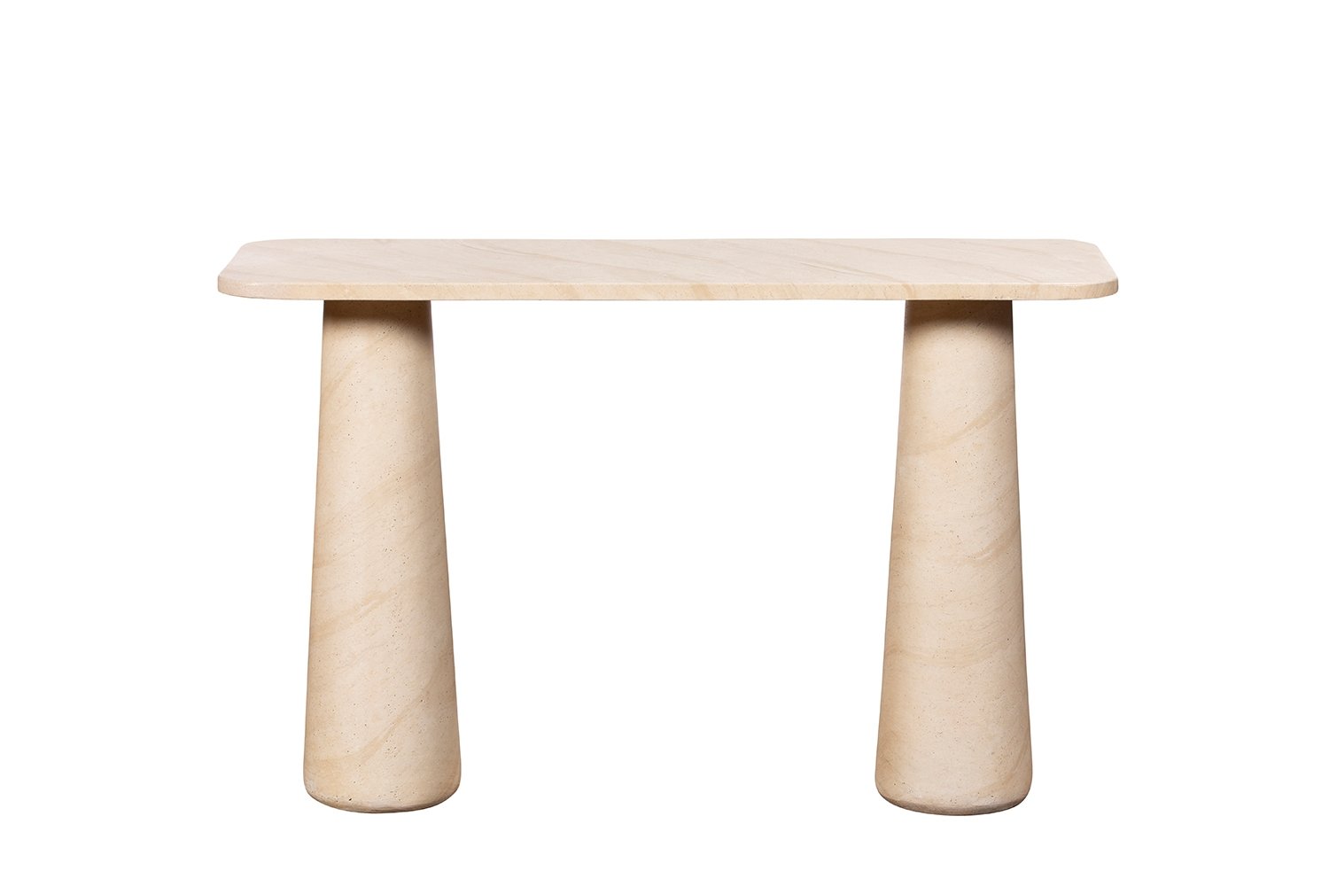 Idless Travertine Stone Console Table IDA | Furniture World