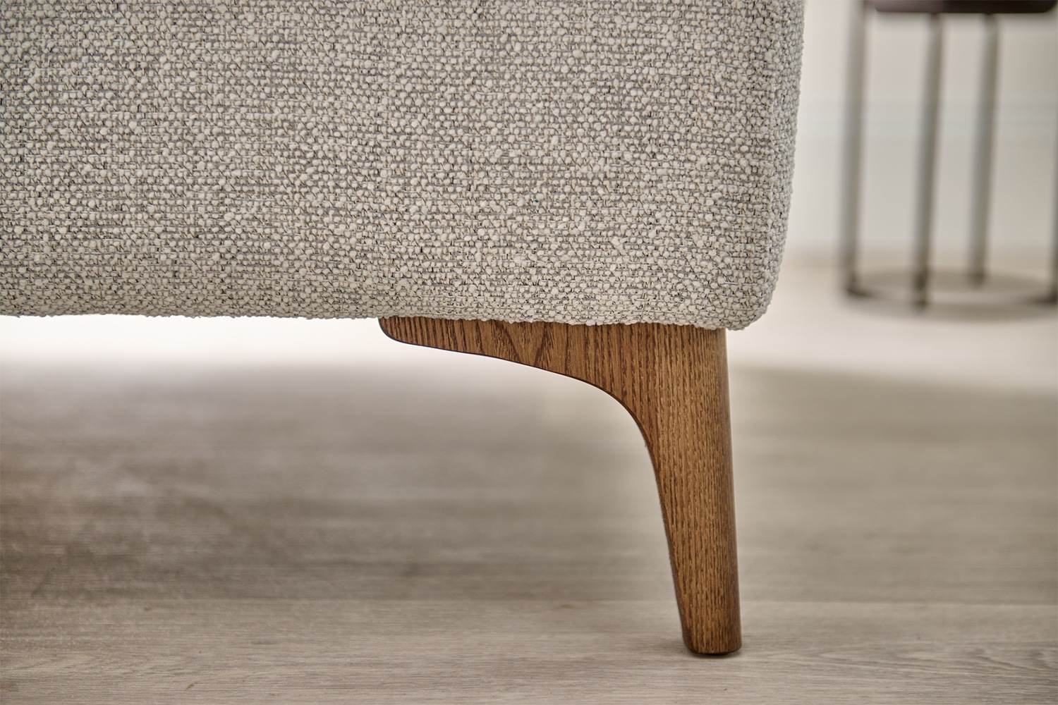 Hampton Boucle Upholstered Arm Chair | Furniture World
