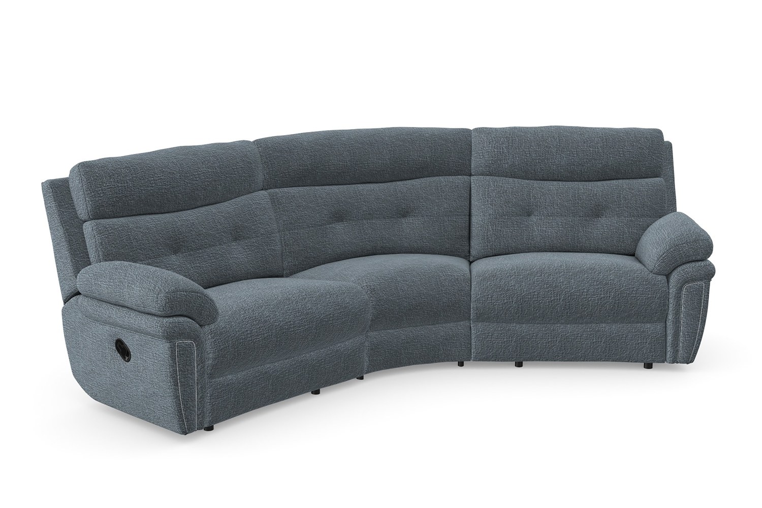 La-Z-Boy Baxter 3 Seater Curved Recliner Sofa | Furniture World