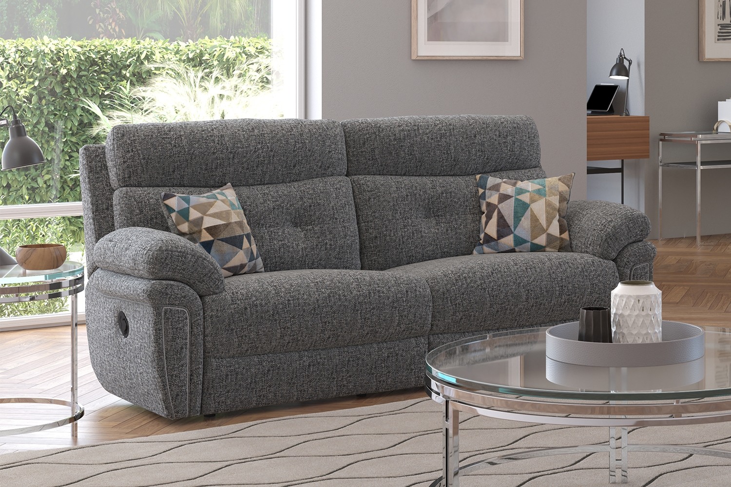 La-Z-Boy Baxter 3 Seater Split Static Sofa | Furniture World