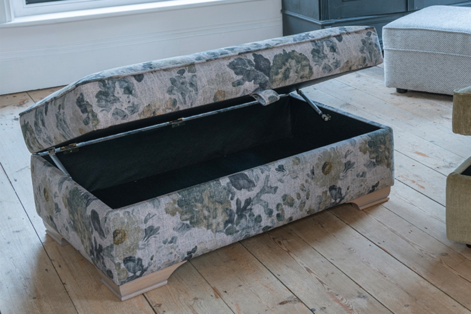 Alstons Evesham Ottoman Storage Stool | Furniture World