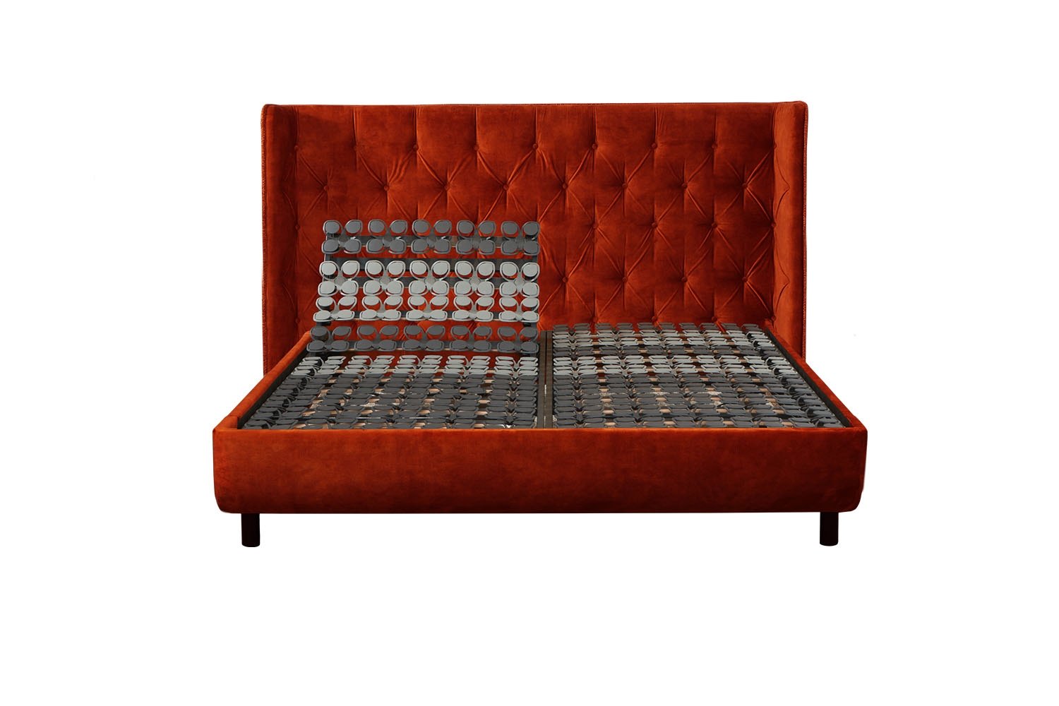 TEMPUR® Arc Adjustable Disc Bed Frame with Luxury Headboard - Furniture ...