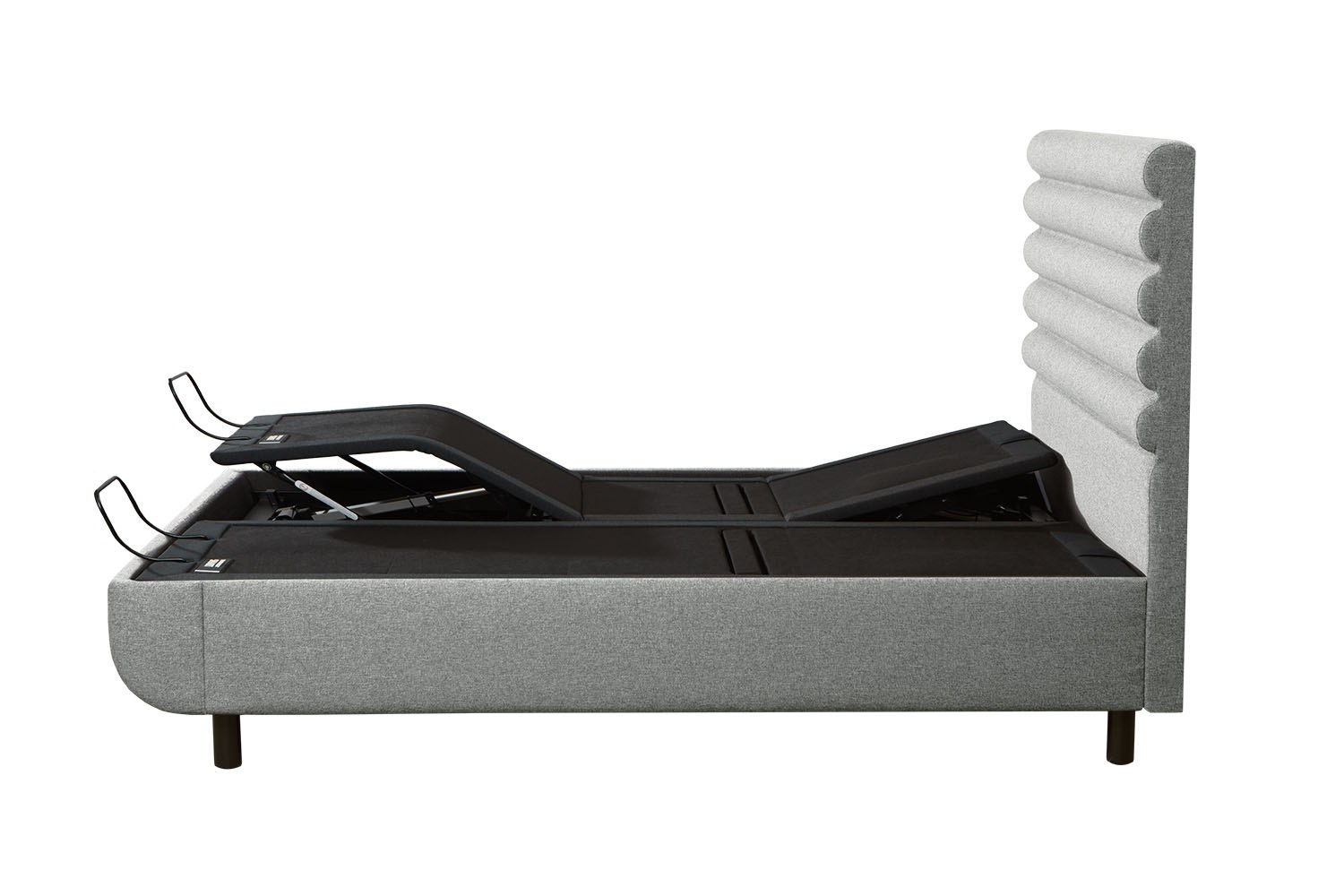 TEMPUR® Arc Ergo Smart Base Bed Frame with Vectra Headboard | Furniture ...