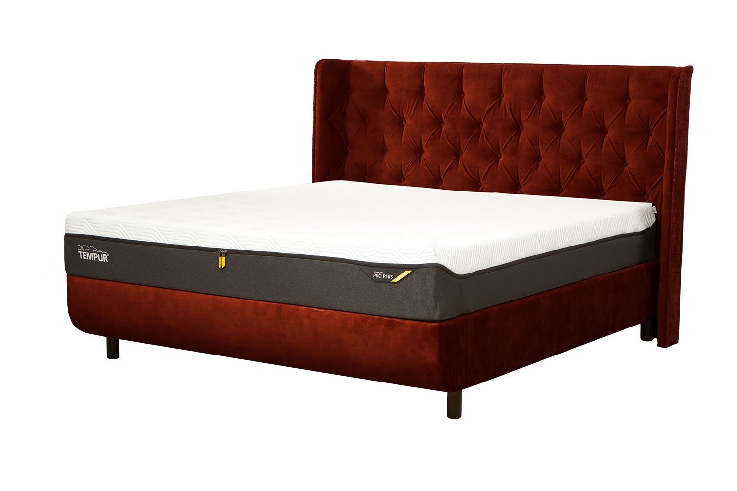 TEMPUR® Arc Disc Bed Frame with Luxury Headboard - Furniture World