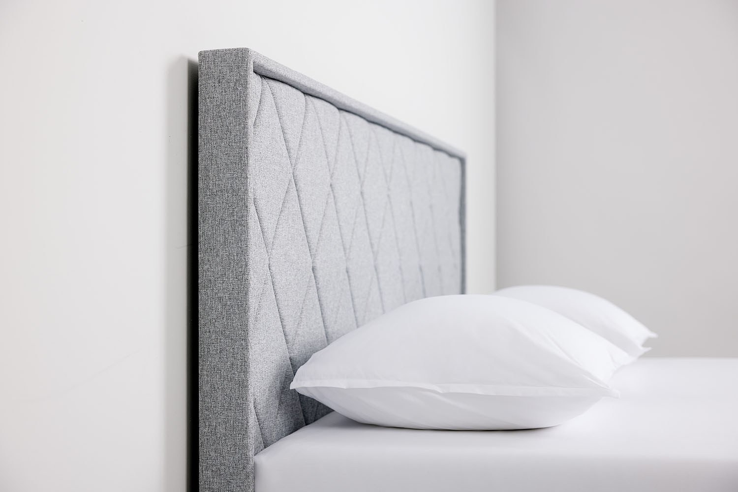 TEMPUR® Arc Disc Bed Frame with Quilted Headboard | Furniture World