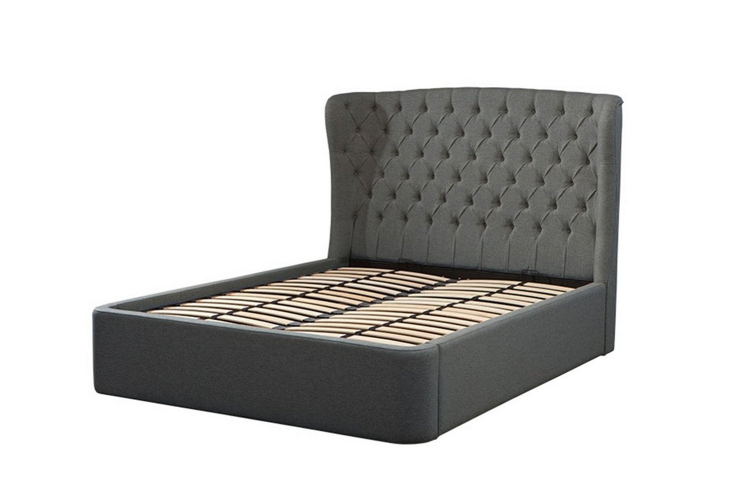 TEMPUR® Holcot Ottoman Bed Base in Shetland Slate | Furniture World
