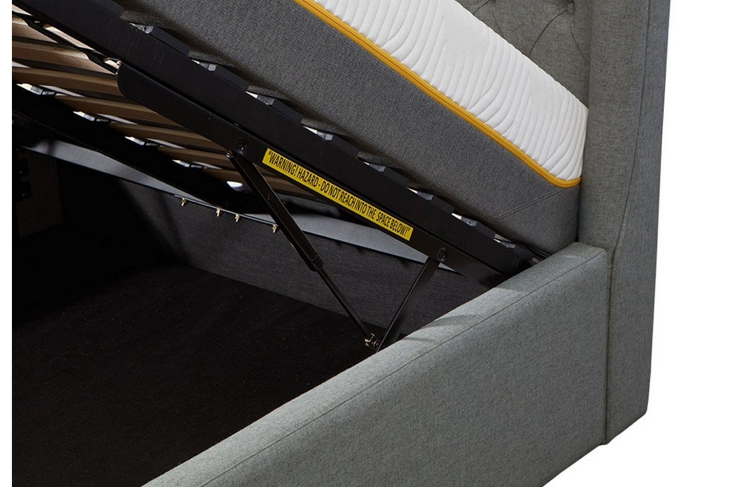 TEMPUR® Holcot Ottoman Bed Base in Shetland Mercury | Furniture World