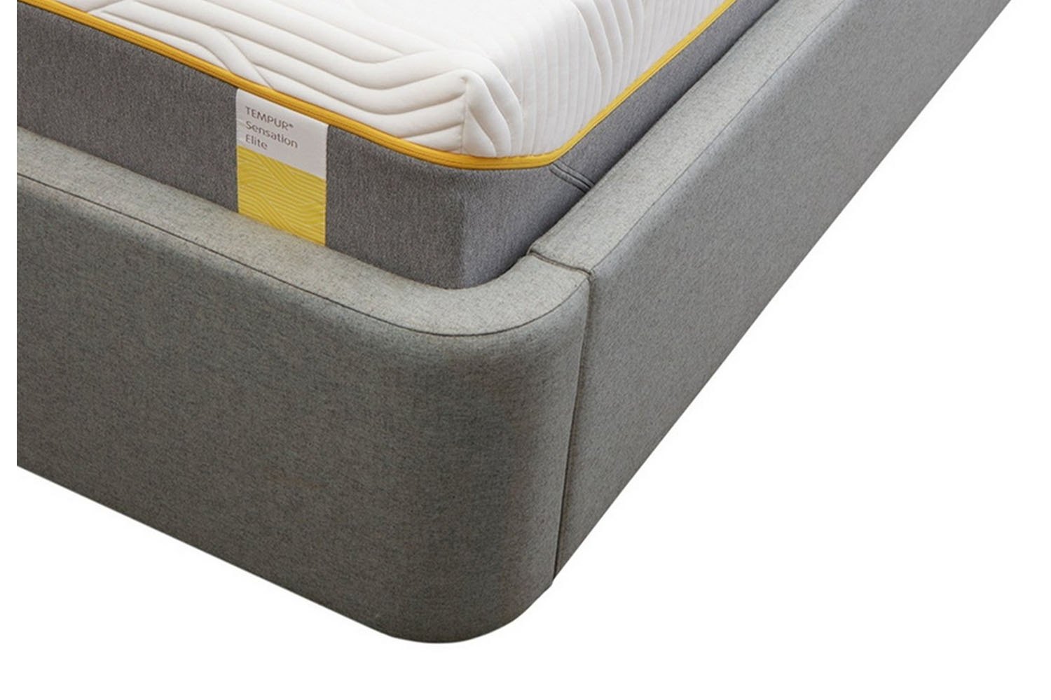 TEMPUR® Holcot Ottoman Bed Base in Shetland Mercury | Furniture World