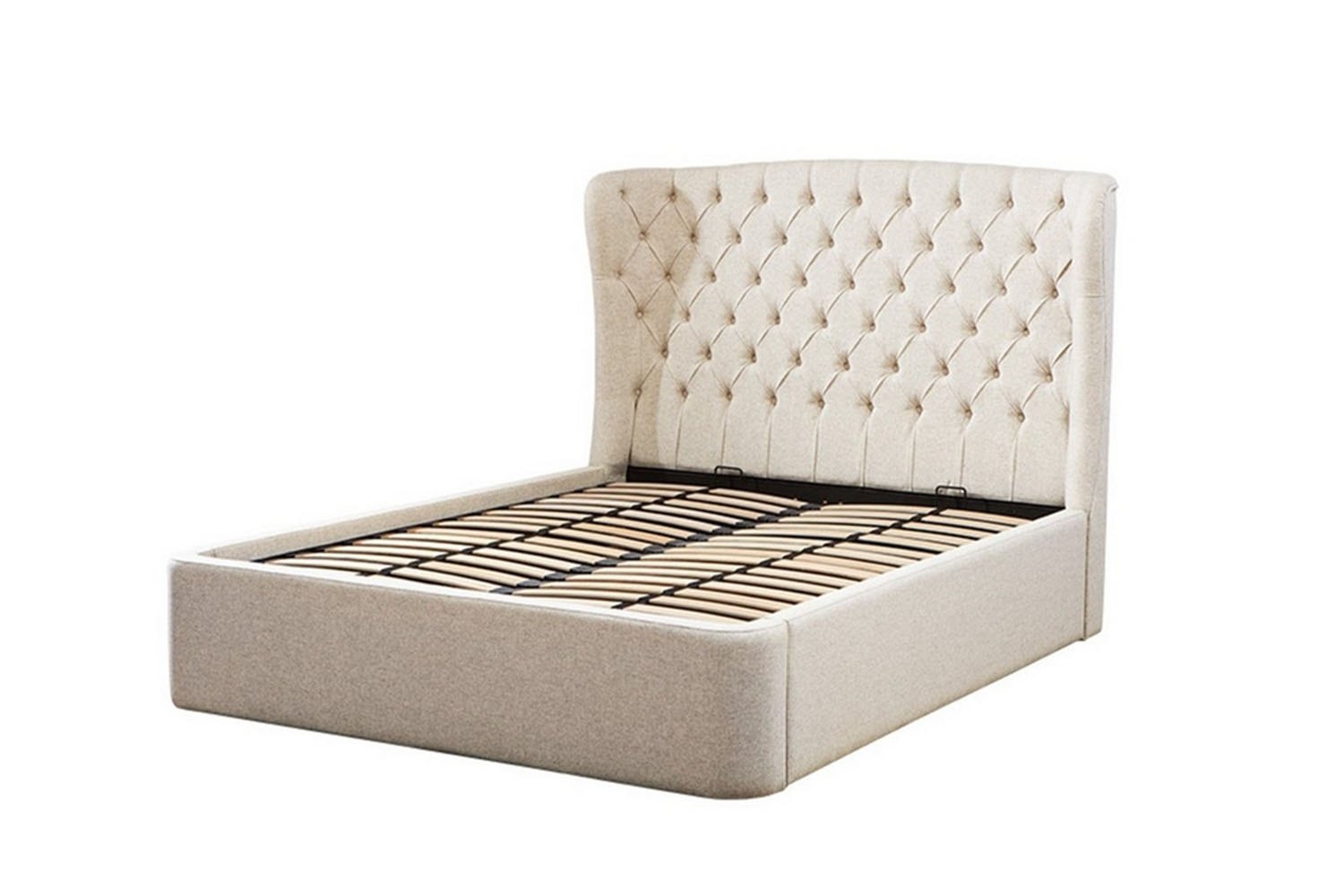 TEMPUR® Holcot Ottoman Bed Base in Shetland Pebble | Furniture World