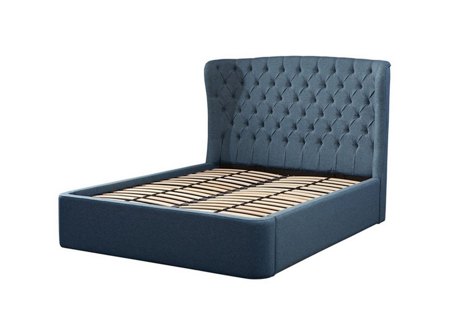 TEMPUR® Holcot Ottoman Bed Base in Shetland Navy | Furniture World