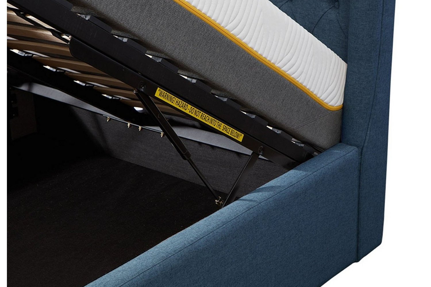 TEMPUR® Holcot Ottoman Bed Base in Shetland Navy | Furniture World