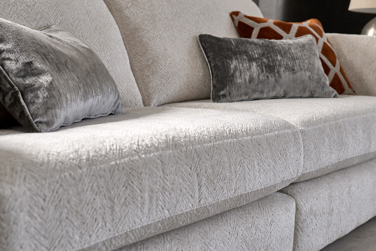 Milton Upholstered 4 Seater Split Sofa - Furniture World