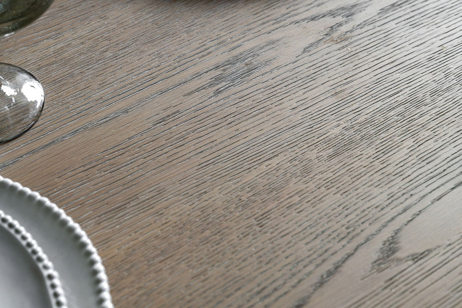 Gallery Direct Artisan Limewash Oak Extending Dining Table with Bobbin ...