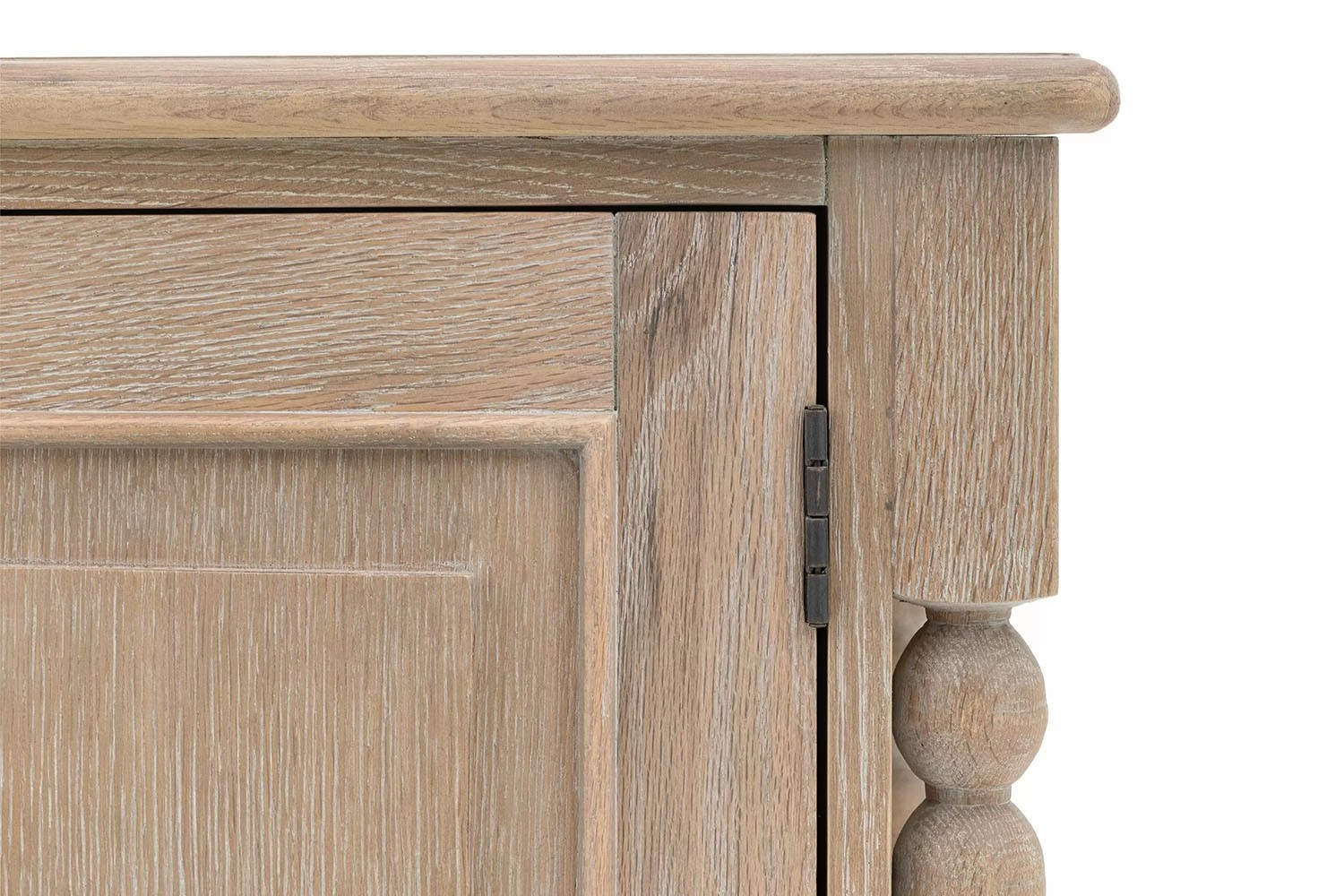 Gallery Direct Artisan Limewash Oak Large Sideboard with Bobbin Detail ...