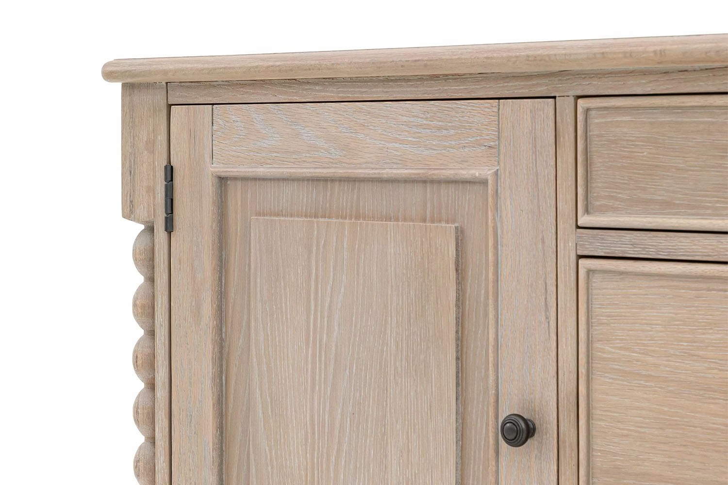 Gallery Direct Artisan Limewash Oak Large Sideboard with Bobbin Detail ...