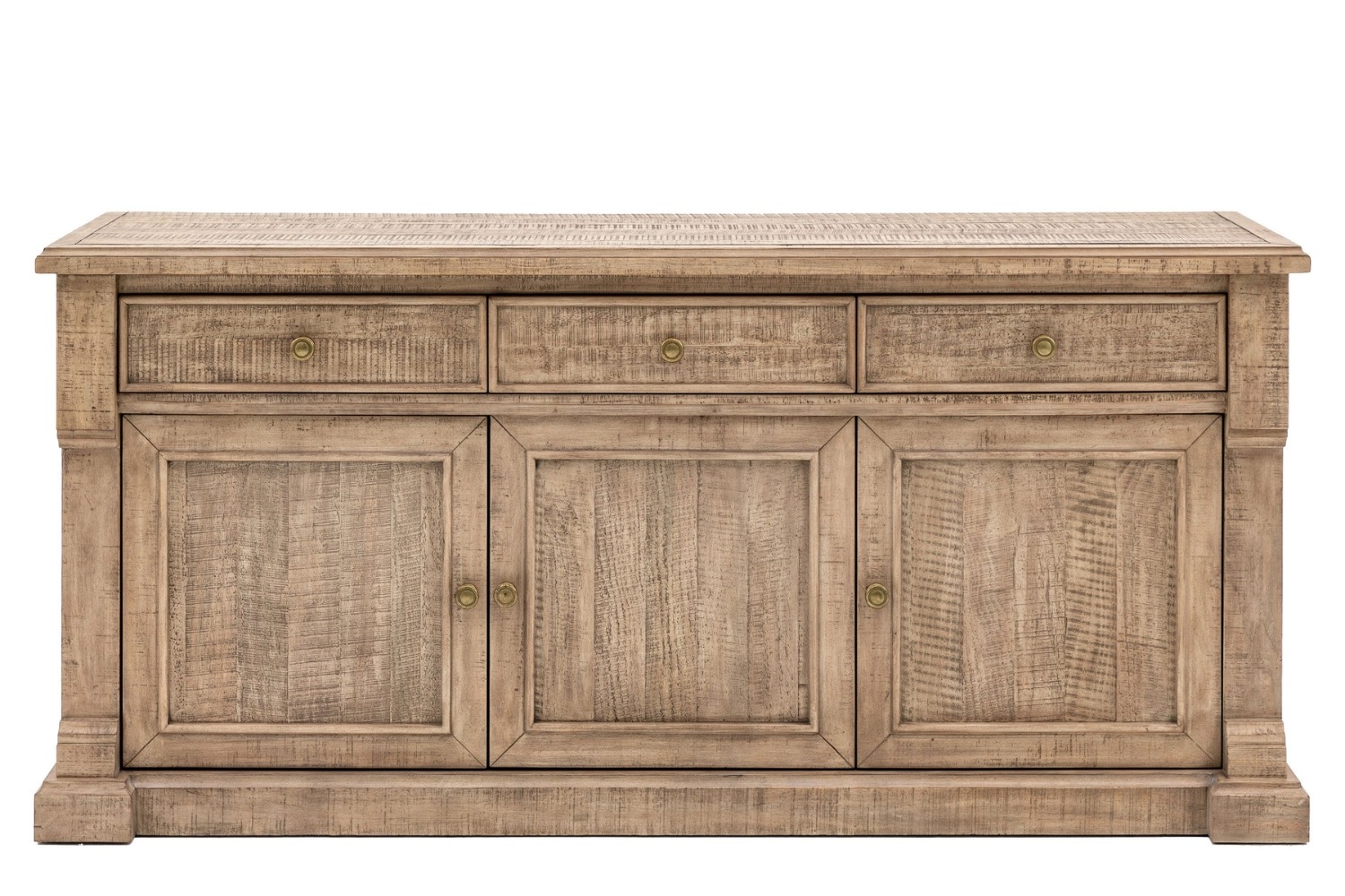 Gallery Direct Vancouver Rustic Pine Large Sideboard | Furniture World