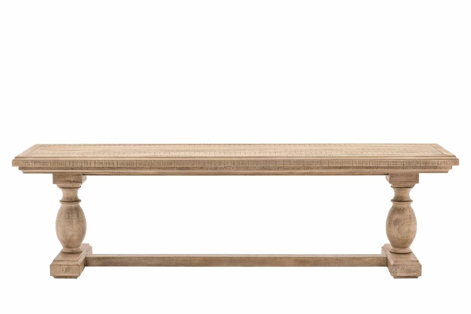 Gallery Direct Vancouver Rustic Pine Dining Bench - Furniture World
