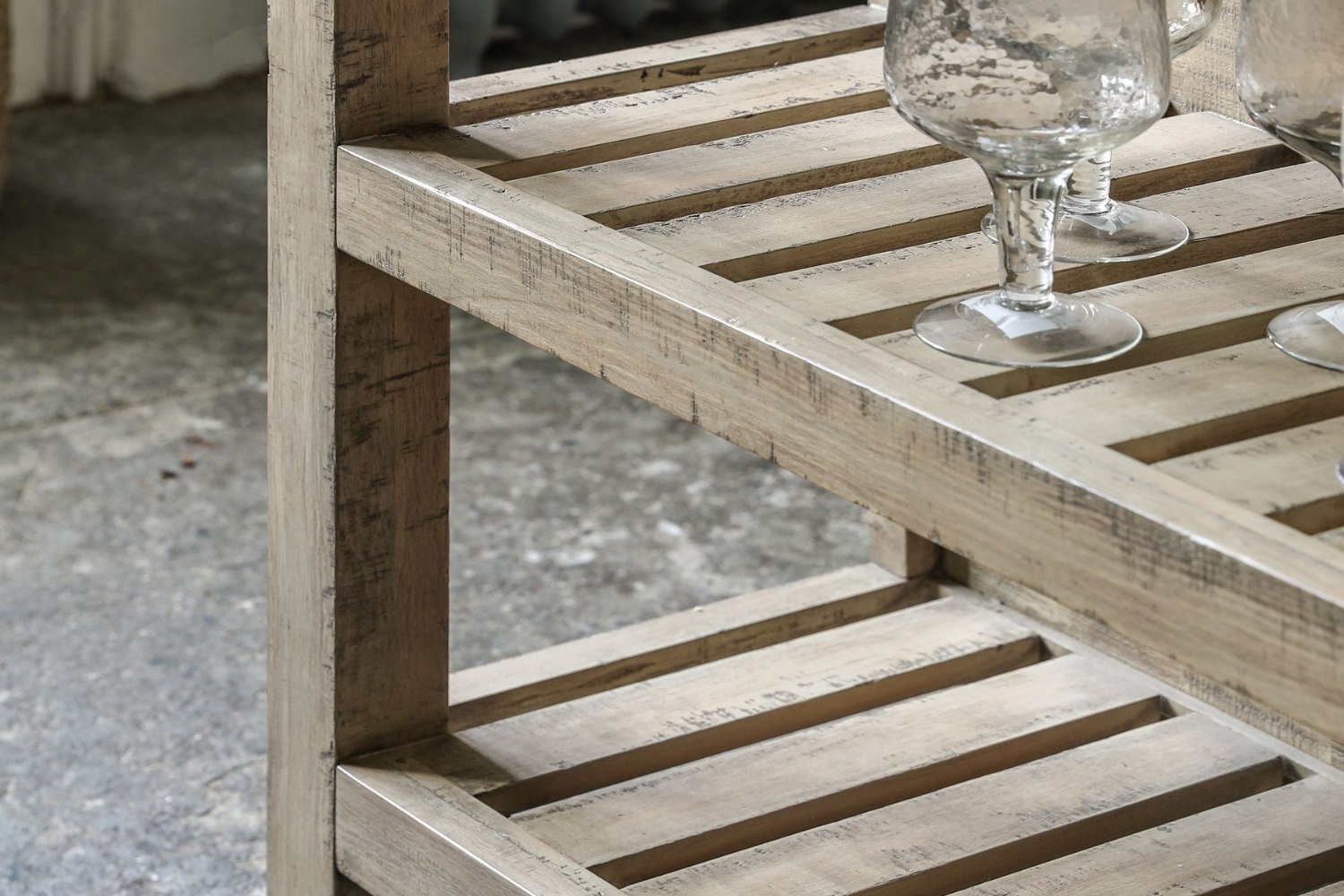 Gallery Direct Vancouver Rustic Pine Large Kitchen Island with Marble ...