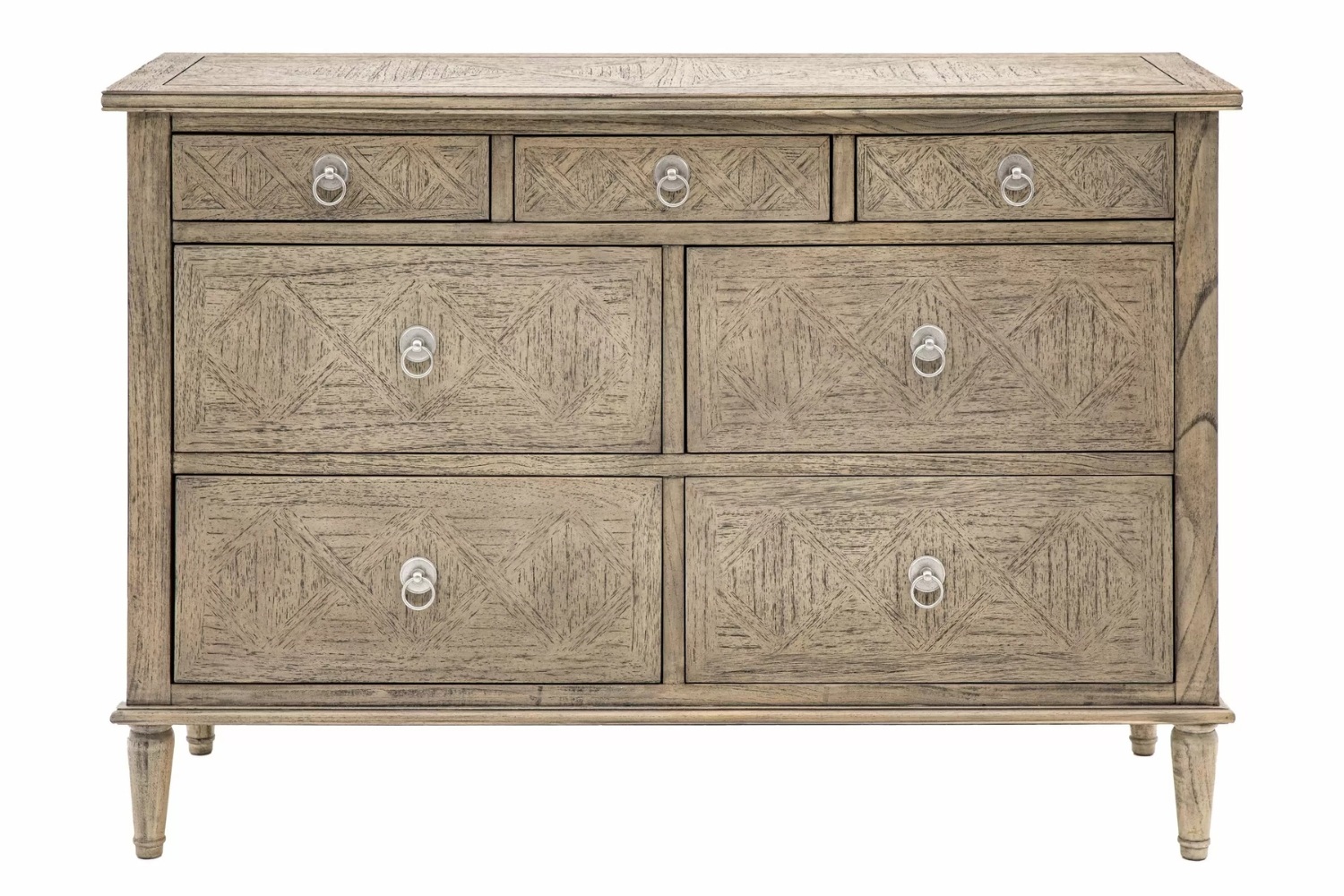 Gallery Direct Rustique French Colonial 7 Drawer Chest of Drawers ...