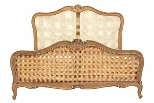 Gallery Direct Chic Weathered Cane Bed Frame | Furniture World