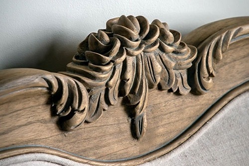 Gallery Direct Chic Weathered Linen Upholstered Bed Frame | Furniture World