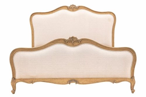 Gallery Direct Chic Weathered Linen Upholstered Bed Frame | Furniture World