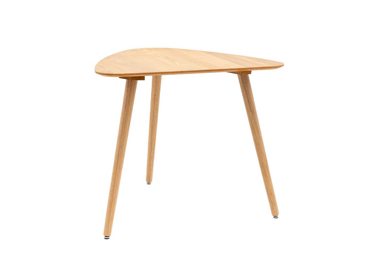 Gallery Direct Hatfield Natural Oak 80cm Small Triangular Dining Table | Furniture World