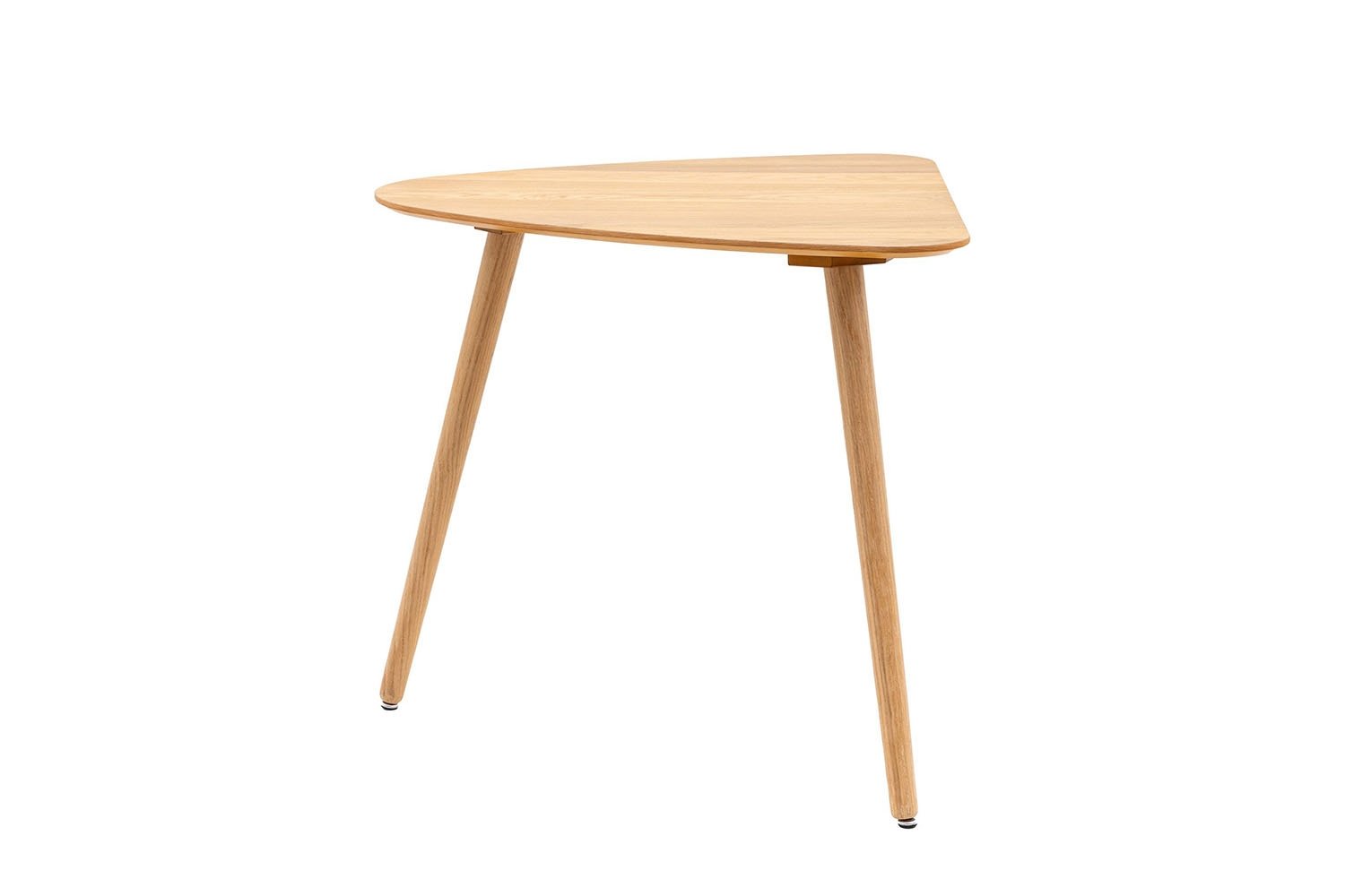 Gallery Direct Hatfield Natural Oak 80cm Small Triangular Dining Table | Furniture World