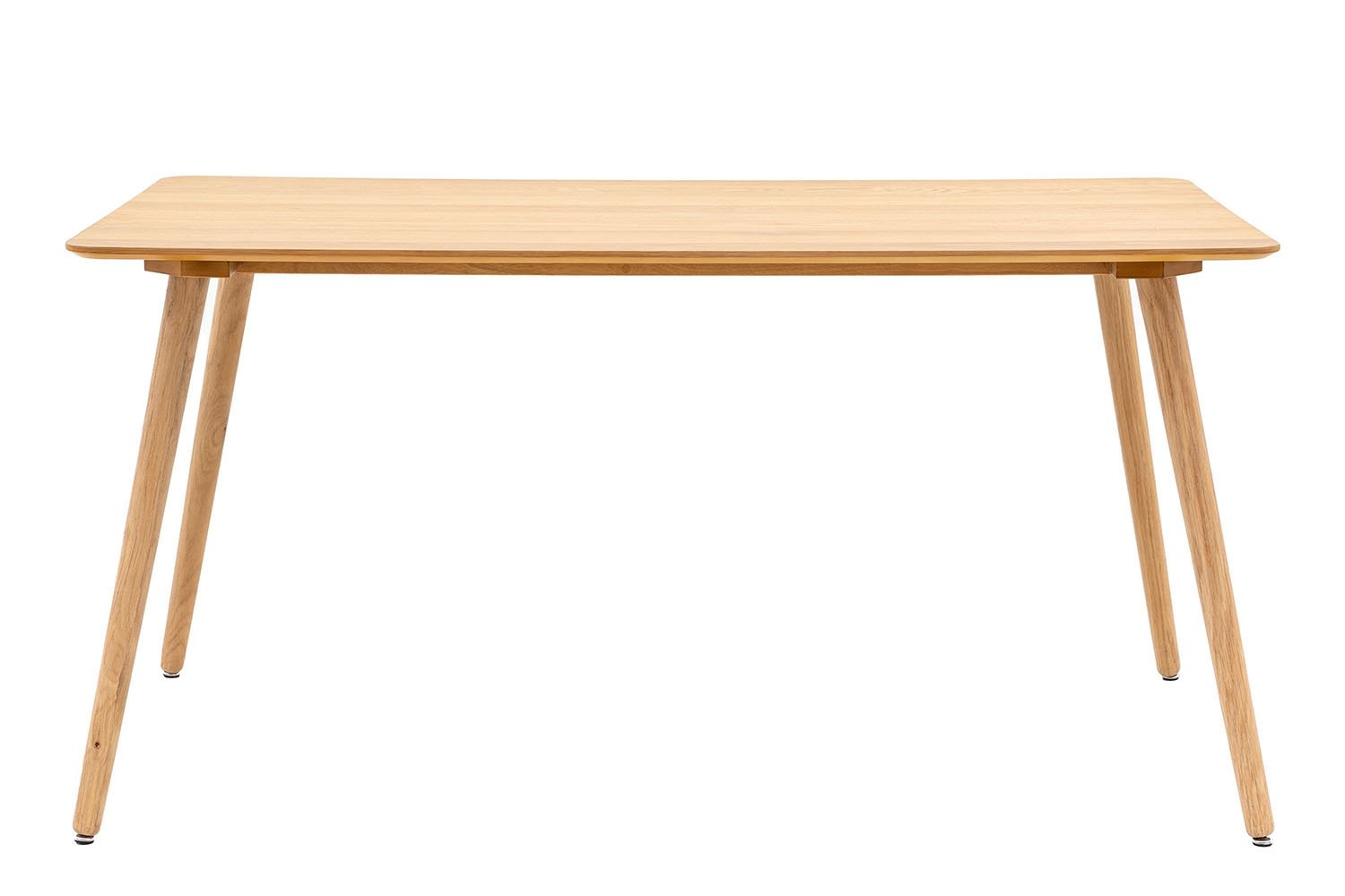 Gallery Direct Hatfield Natural Oak 150cm Large Rectangular Dining ...