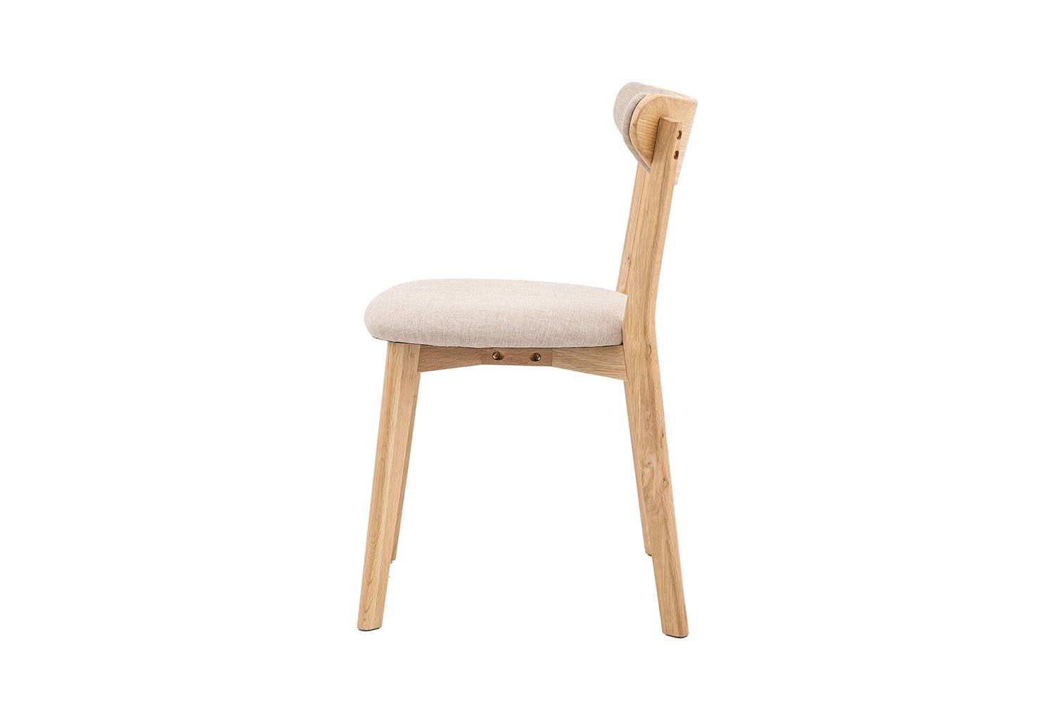 Gallery Direct Hatfield Pair Of Natural Oak Dining Chairs | Furniture World