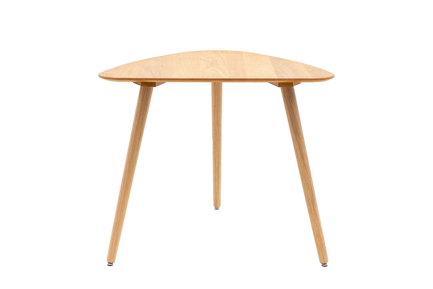 Gallery Direct Hatfield Natural Oak 80cm Small Triangular Dining Table ...