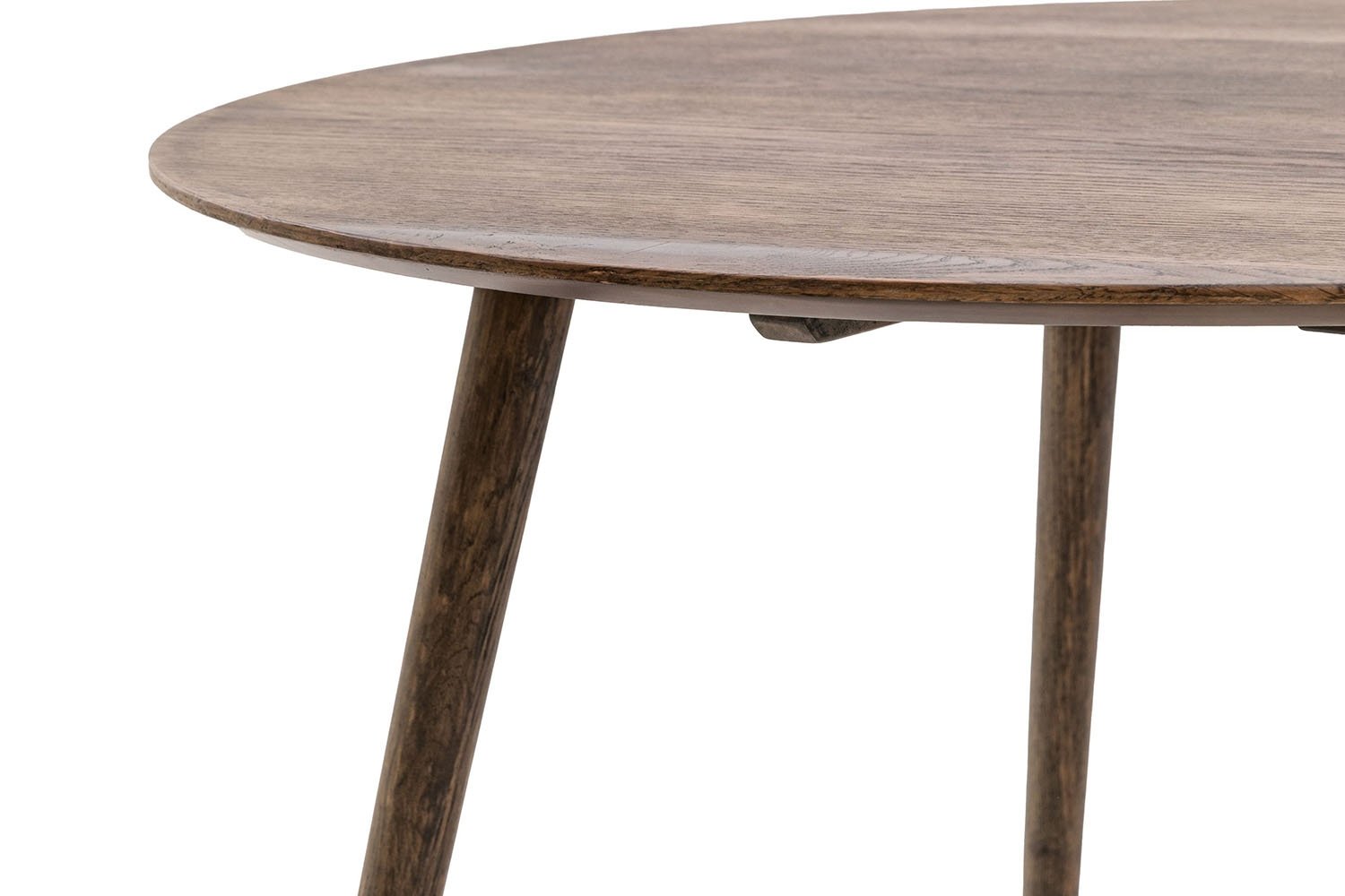 Gallery Direct Hatfield Smoked Oak 110cm Round Dining Table Set & 4 ...