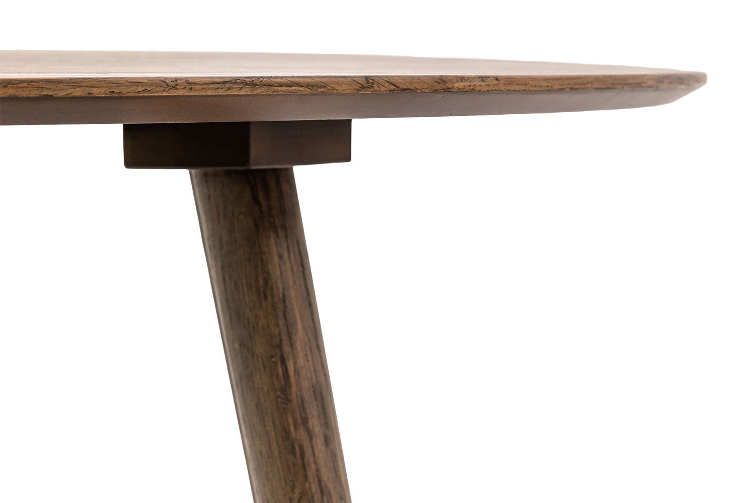 Gallery Direct Hatfield Smoked Oak 110cm Round Dining Table Set & 4 ...