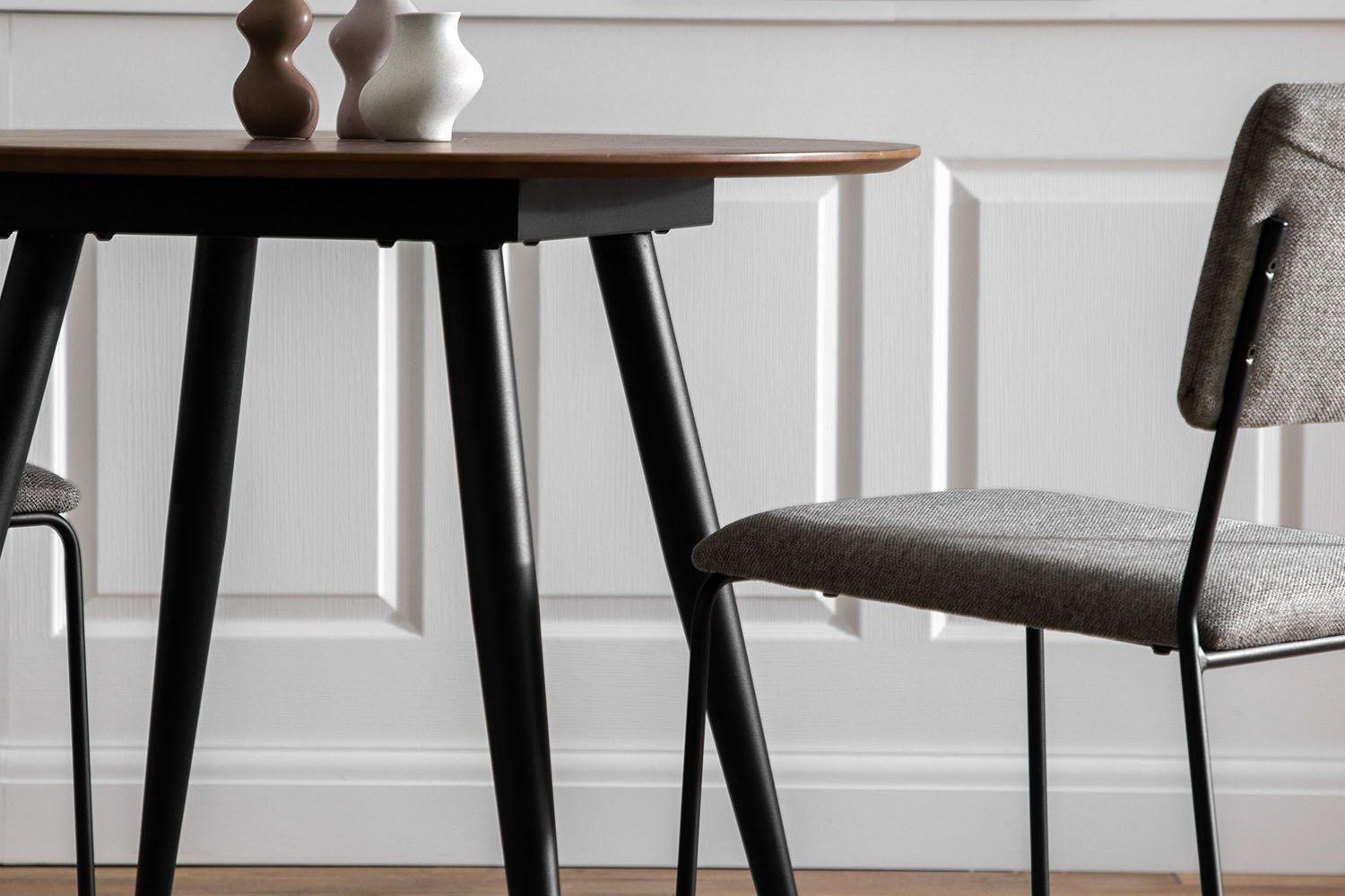 Gallery Direct Astley 90cm Round Oak Dining Table | Furniture World