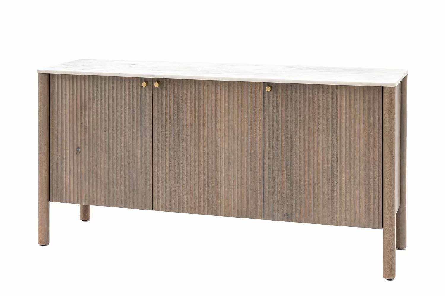 Gallery Direct Marmo Mango Wood Sideboard with Marble Top | Furniture World