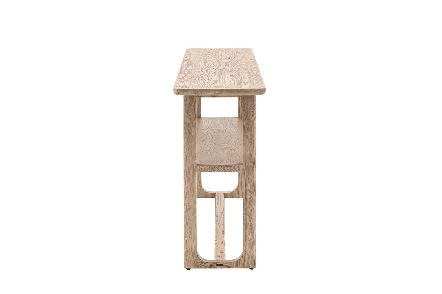 Gallery Direct Craft Smoked Oak Console Table | Furniture World