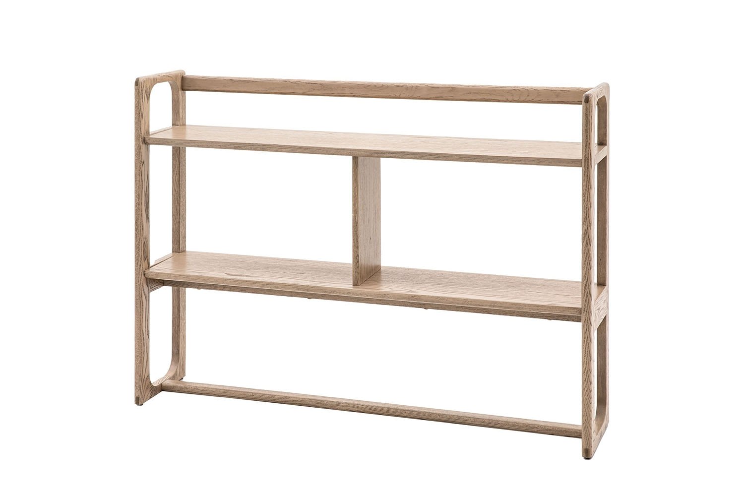 Gallery Direct Craft Smoked Oak Small Open Display Unit | Furniture World