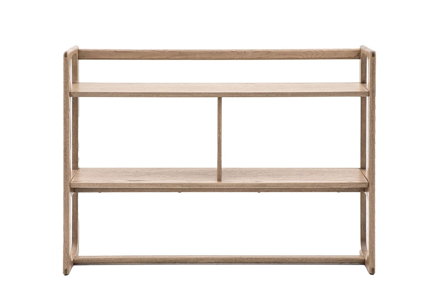 Gallery Direct Craft Smoked Oak Small Open Display Unit | Furniture World