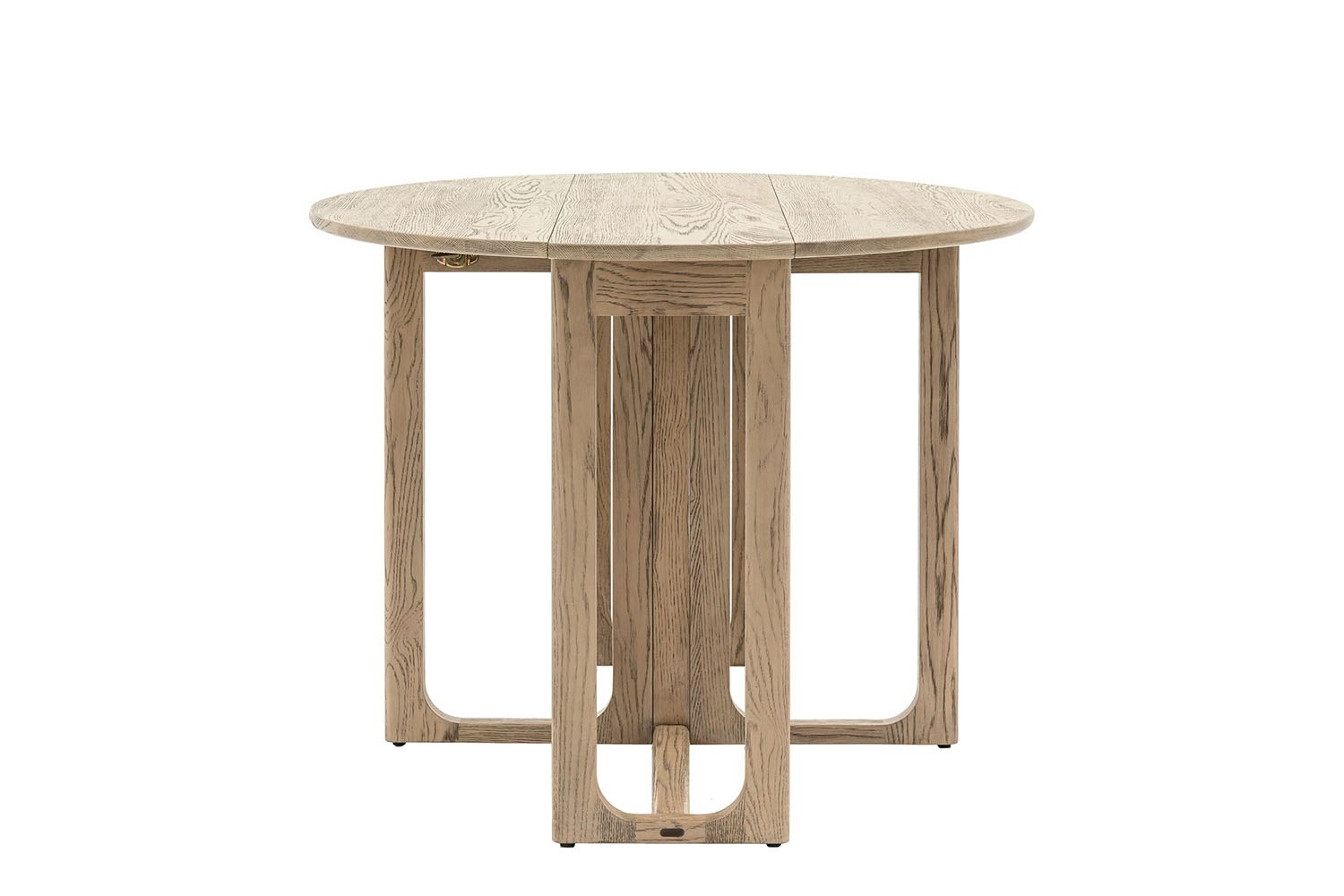 Gallery Direct Craft Smoked Oak Folding Dining Table | Furniture World