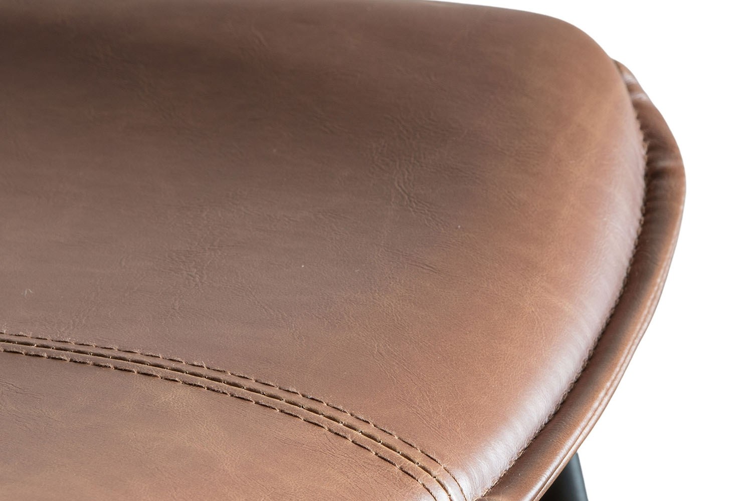 Gallery Direct Set of 2 Hawking Dining Chairs in Brown PU Leather ...